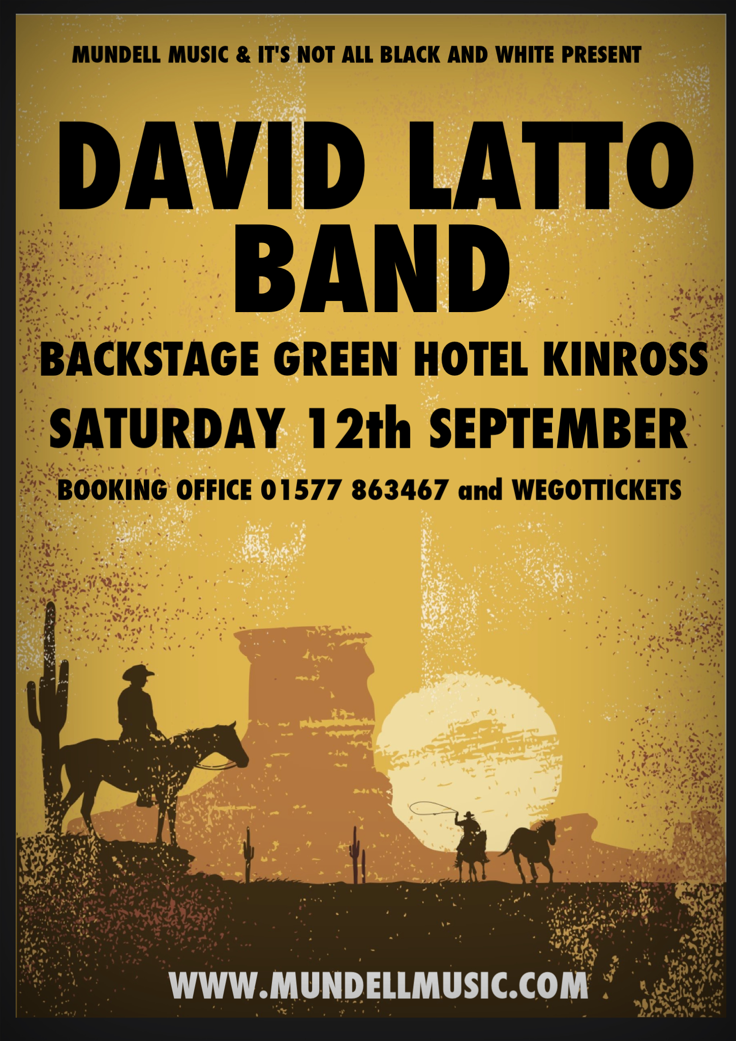 David Latto Band On Tour - Mundell Music