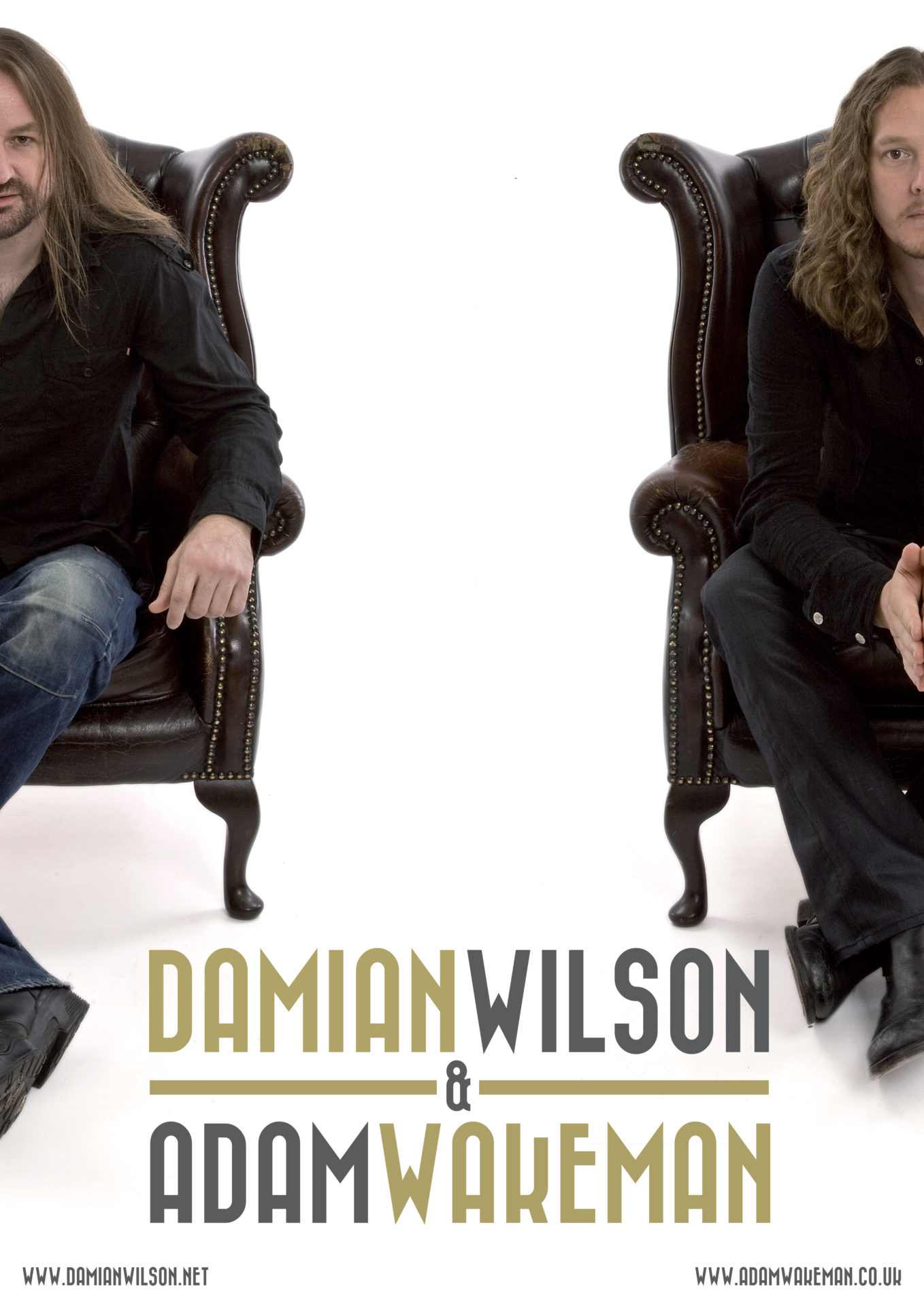 Damian Wilson & Adam Wakeman Backstage - Mundell Music