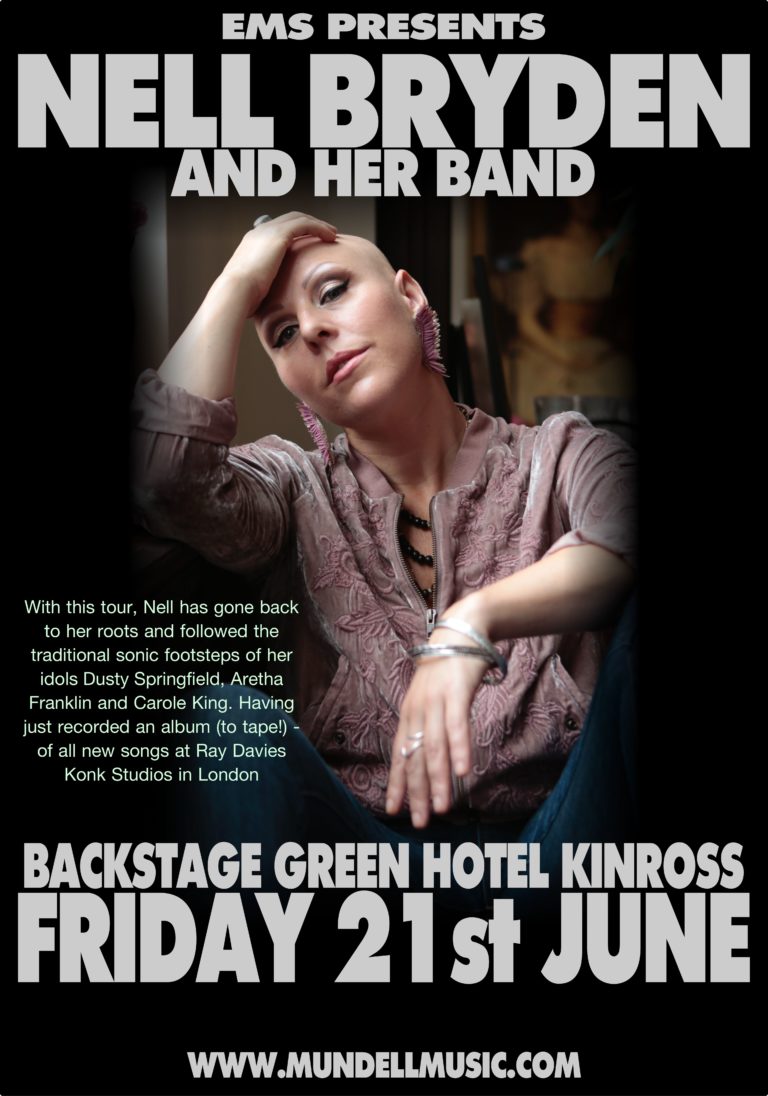 Nell Bryden Returns To Backstage in Kinross - Mundell Music
